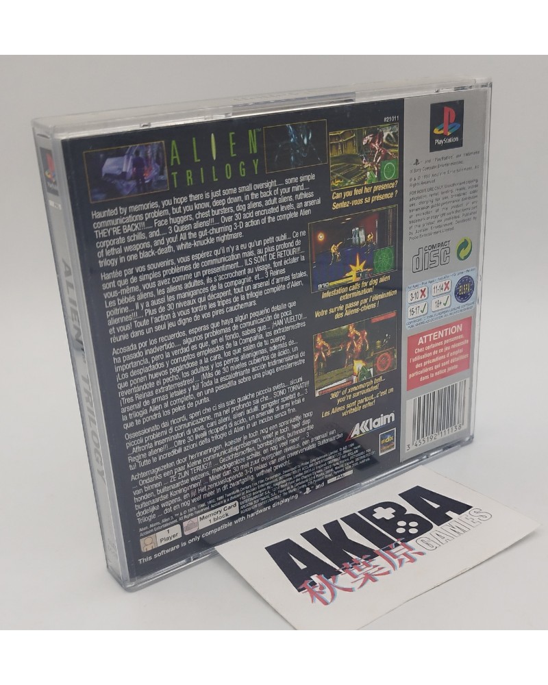 PS1 - Alien Trilogy Platinum PAL